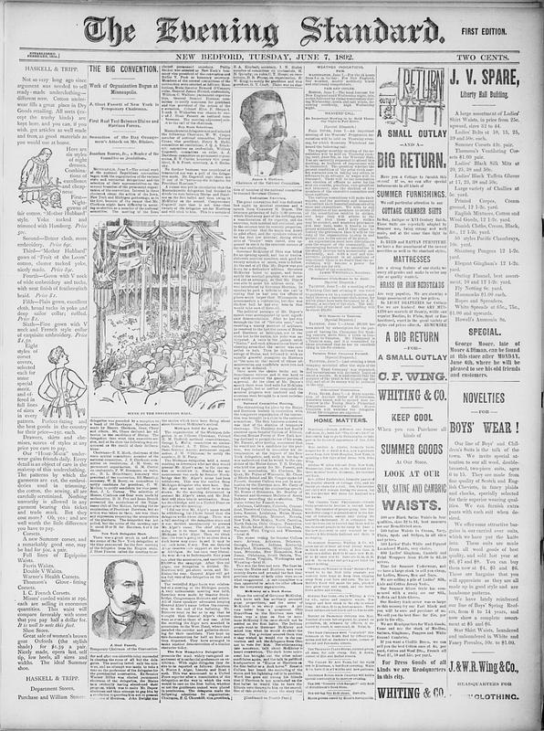 Evening Standard. June 07, 1892 - Digital Commonwealth