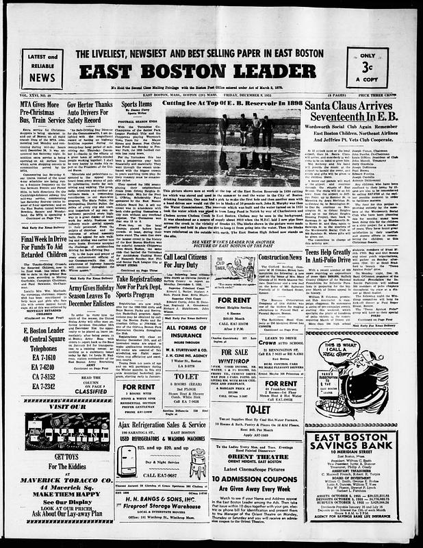 East Boston Leader, December 09, 1955 - Digital Commonwealth