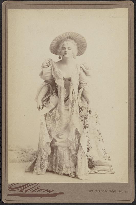 Ada Rehan as Lady Teazle in "The School of Scandal" - Digital Commonwealth