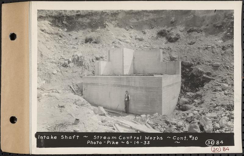 Contract No. 30, Stream Control Works at Main Dam, Swift River ...