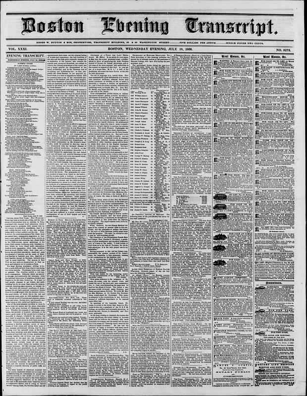 Boston Evening Transcript - Digital Commonwealth