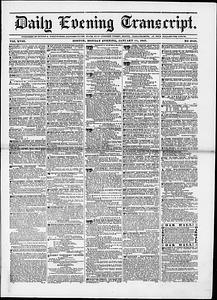 Daily Evening Transcript - Digital Commonwealth