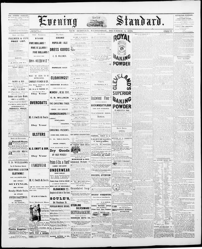 Evening Standard. December 03, 1879 - Digital Commonwealth