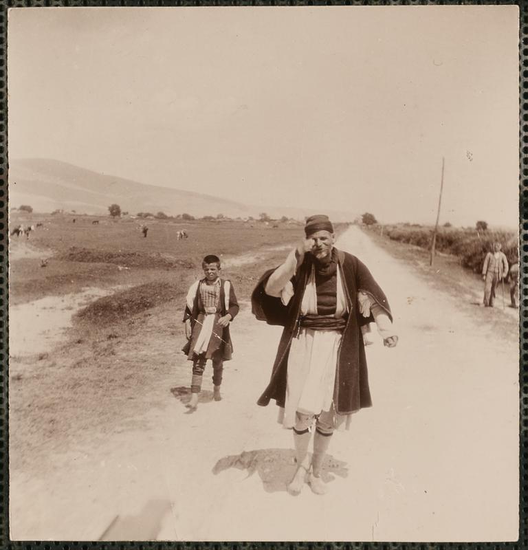 Our host, the shepherd, near Larissa. Shows Greek costume - Digital ...
