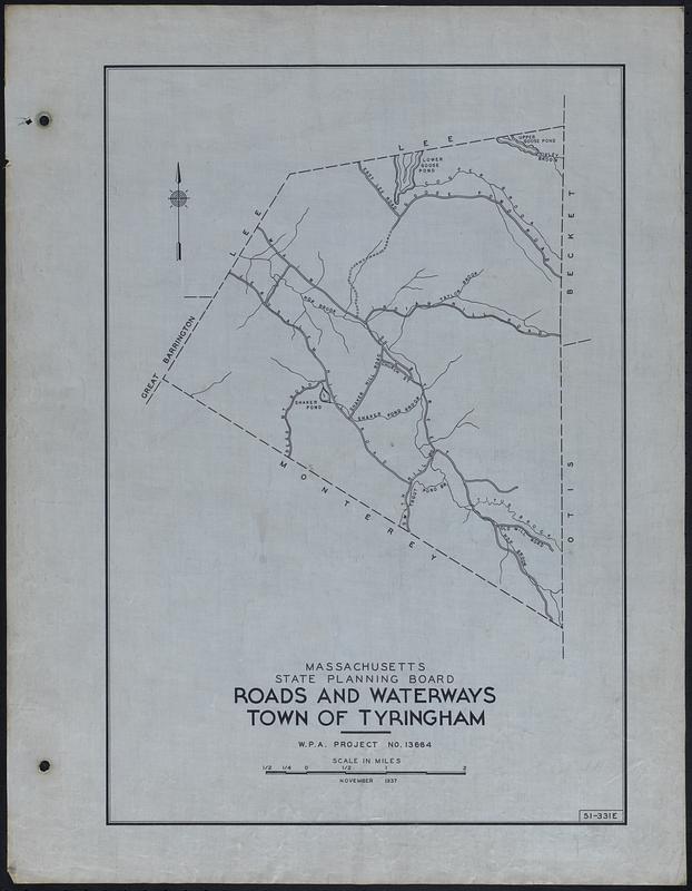 Roads and Waterways Town of Tyringham - Digital Commonwealth