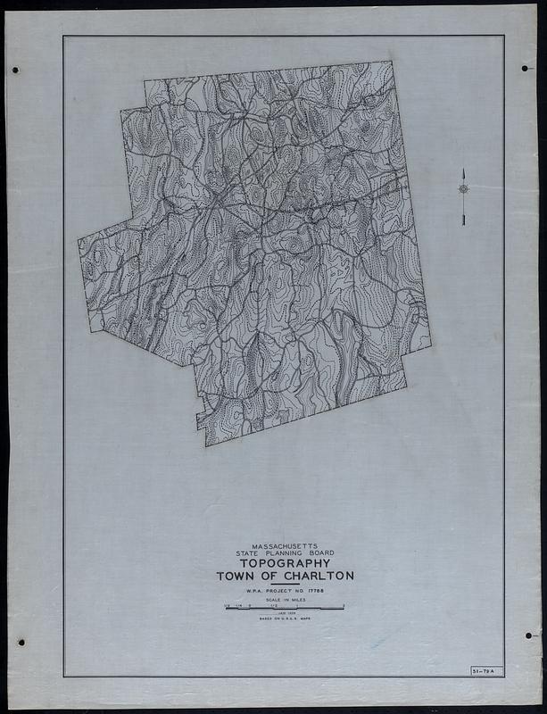 Topography Town of Charlton - Digital Commonwealth