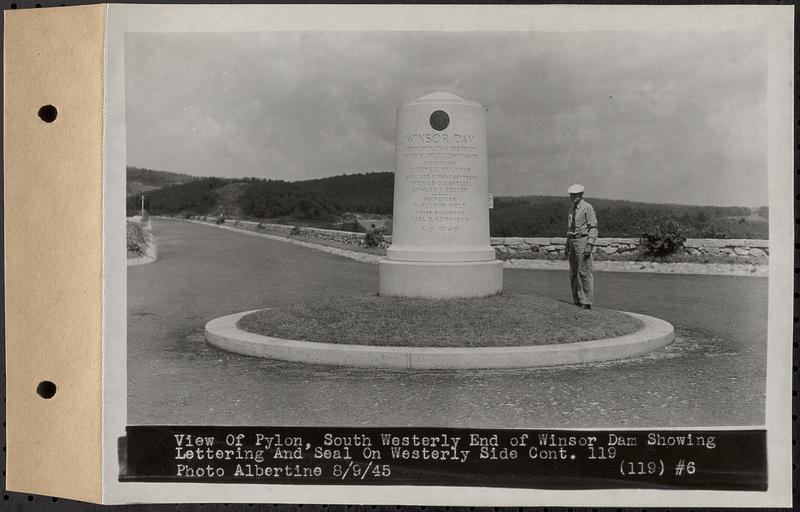 Contract No. 119, Furnishing and Setting Two Granite Pylons ...