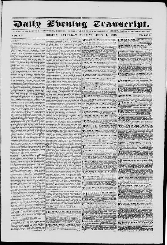 Daily Evening Transcript - Digital Commonwealth