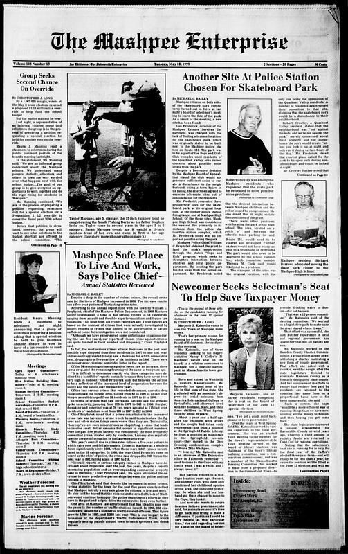 The Mashpee Enterprise. May 18, 1999 - Digital Commonwealth