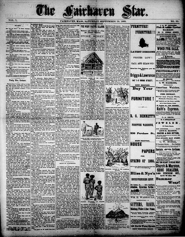 The Fairhaven Star. September 19, 1885 - Digital Commonwealth