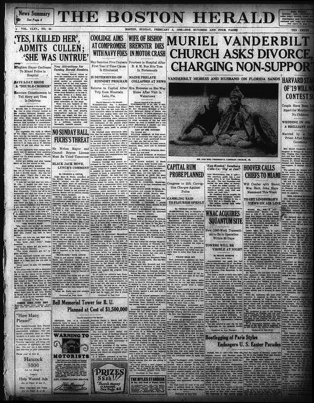 Boston Herald. February 03, 1929 - Digital Commonwealth