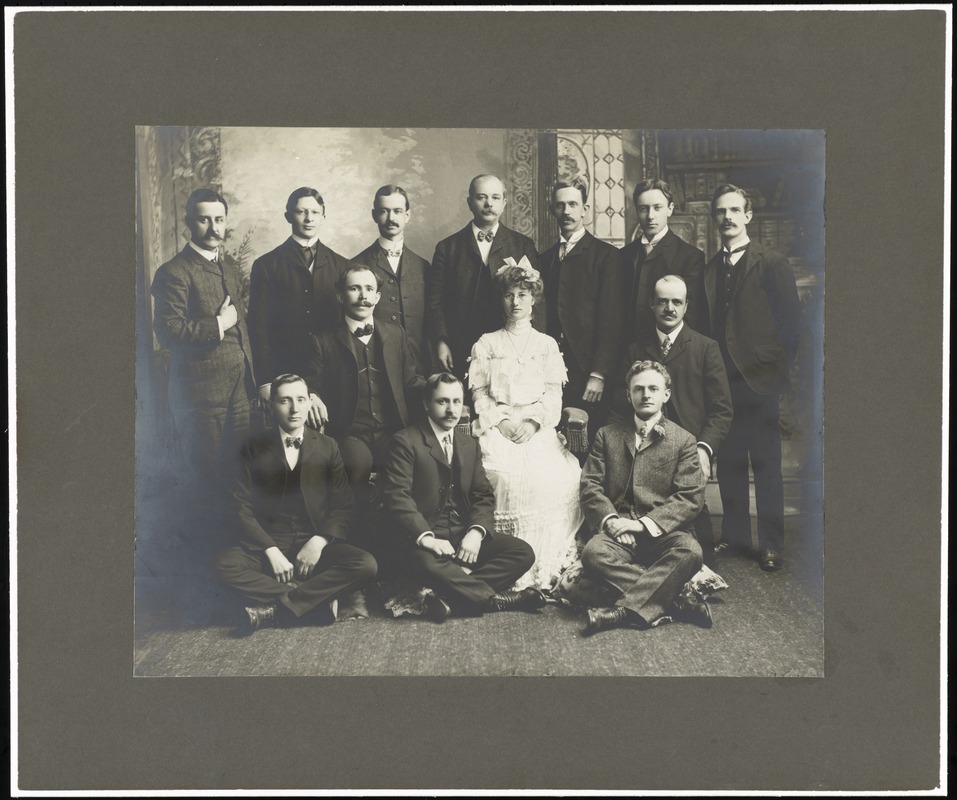 Lowell Textile School Evening Graduating Class, 1900 [graphic ...