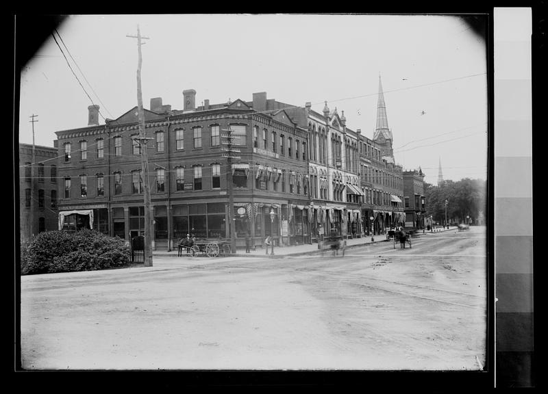 The Union block, and east side of North Main St., looking south ...