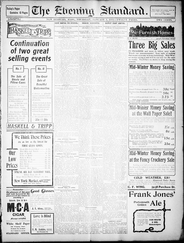 Evening Standard. January 05, 1905 - Digital Commonwealth