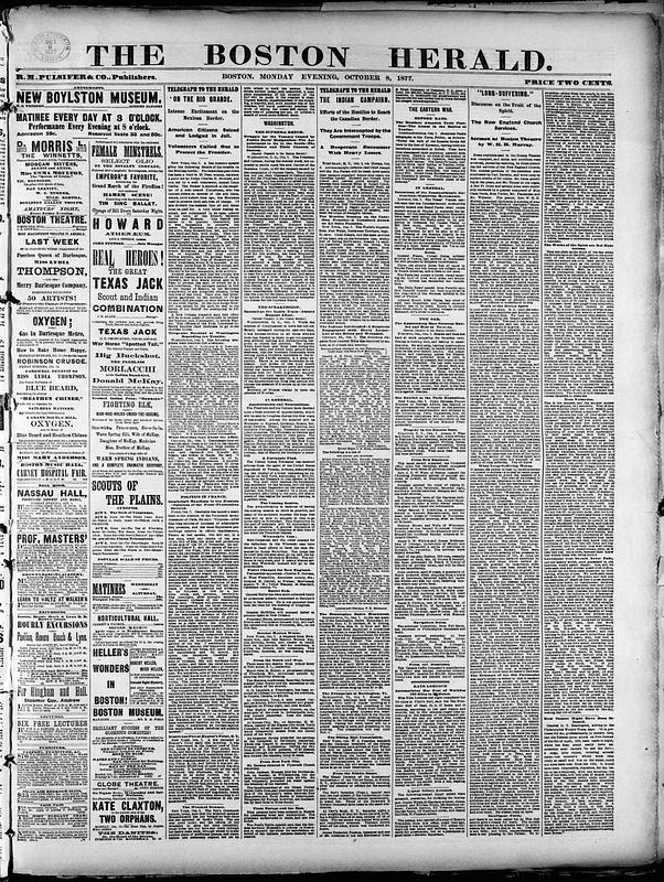 The Boston Herald. October 08, 1877 - Digital Commonwealth