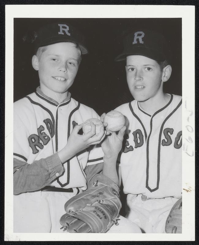 Wakefield. No-Hit, No-Run Little League hurlers. (L-R) Allen Wells ...