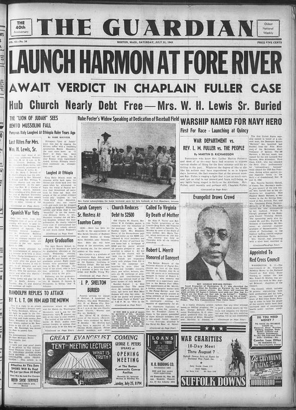 The Guardian. July 31, 1943 - Digital Commonwealth