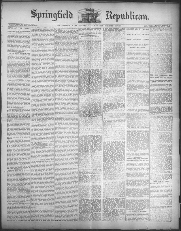 Springfield Weekly Republican - Digital Commonwealth