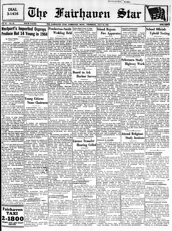 The Fairhaven Star. July 23, 1964 - Digital Commonwealth