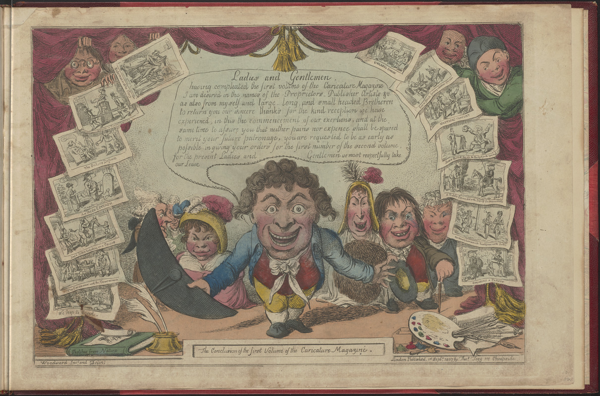 The conclusion of the first volume of the Caricature Magazine - Digital ...