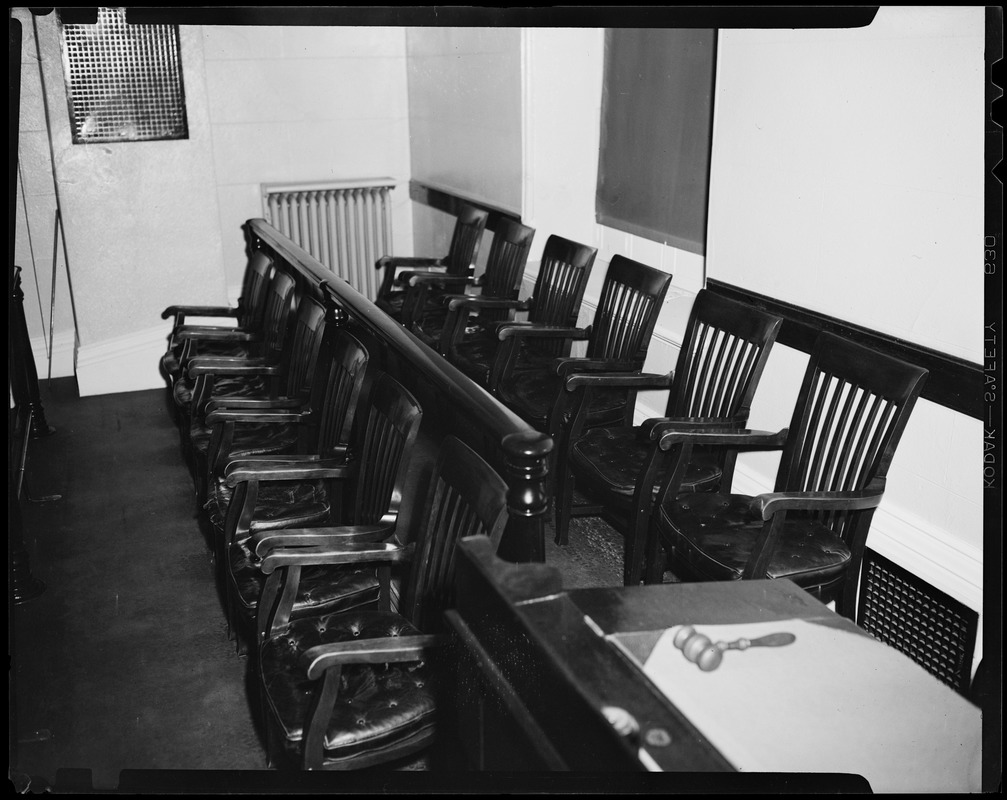 Jury box area - Digital Commonwealth