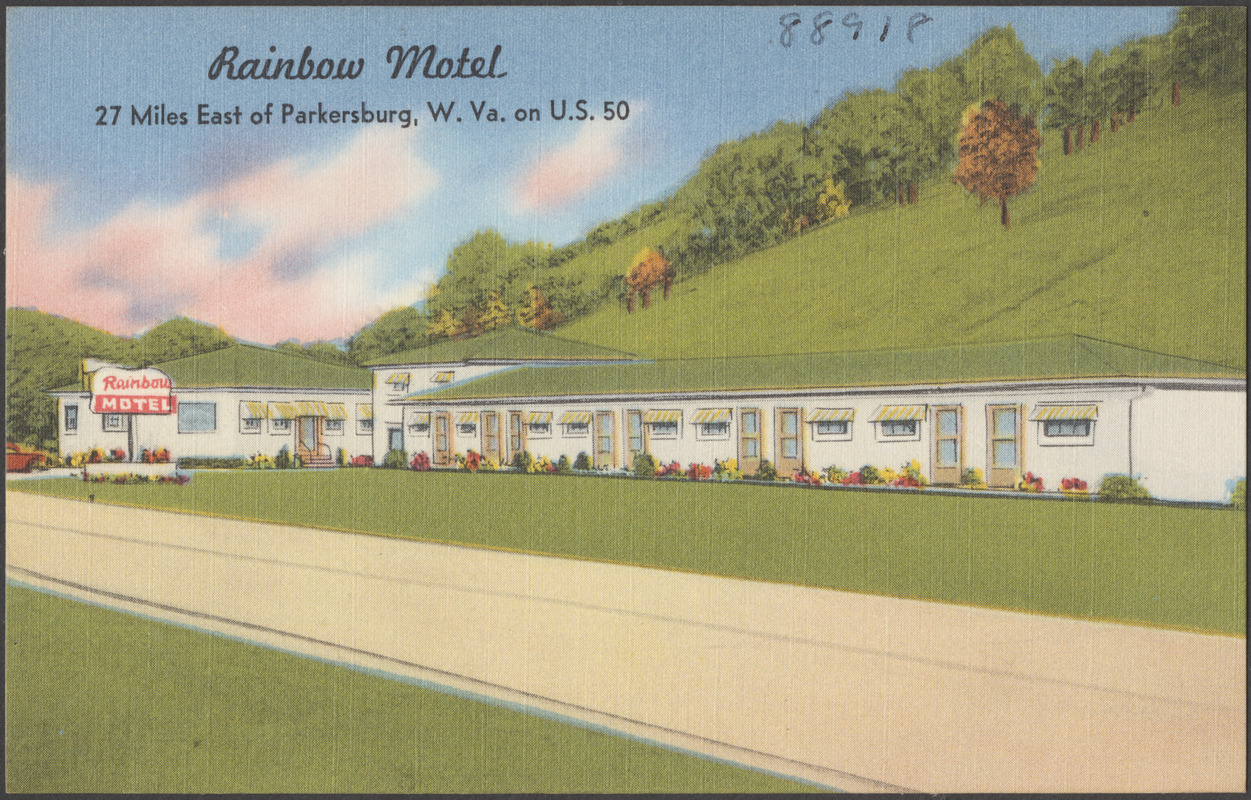 Rainbow Motel, 27 miles east of Parkersburg, W. Va. on U.S. 50 ...
