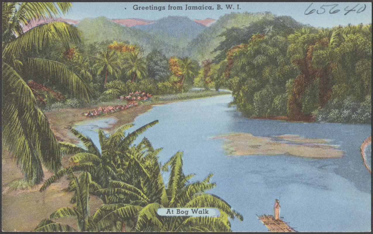 Greetings from Jamaica, B.W.I. At Bog Walk - Digital Commonwealth