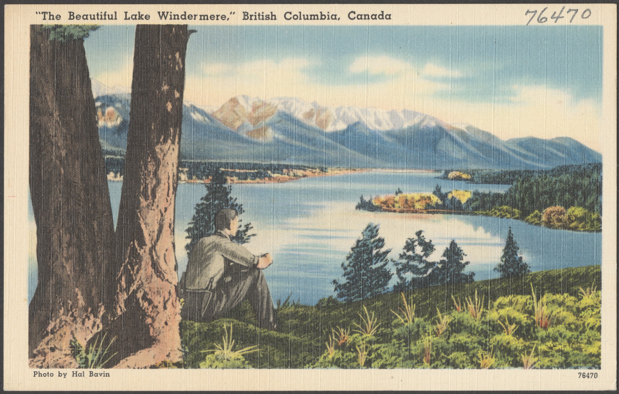 "The beautiful lake Windermere," British Columbia, Canada - Digital ...