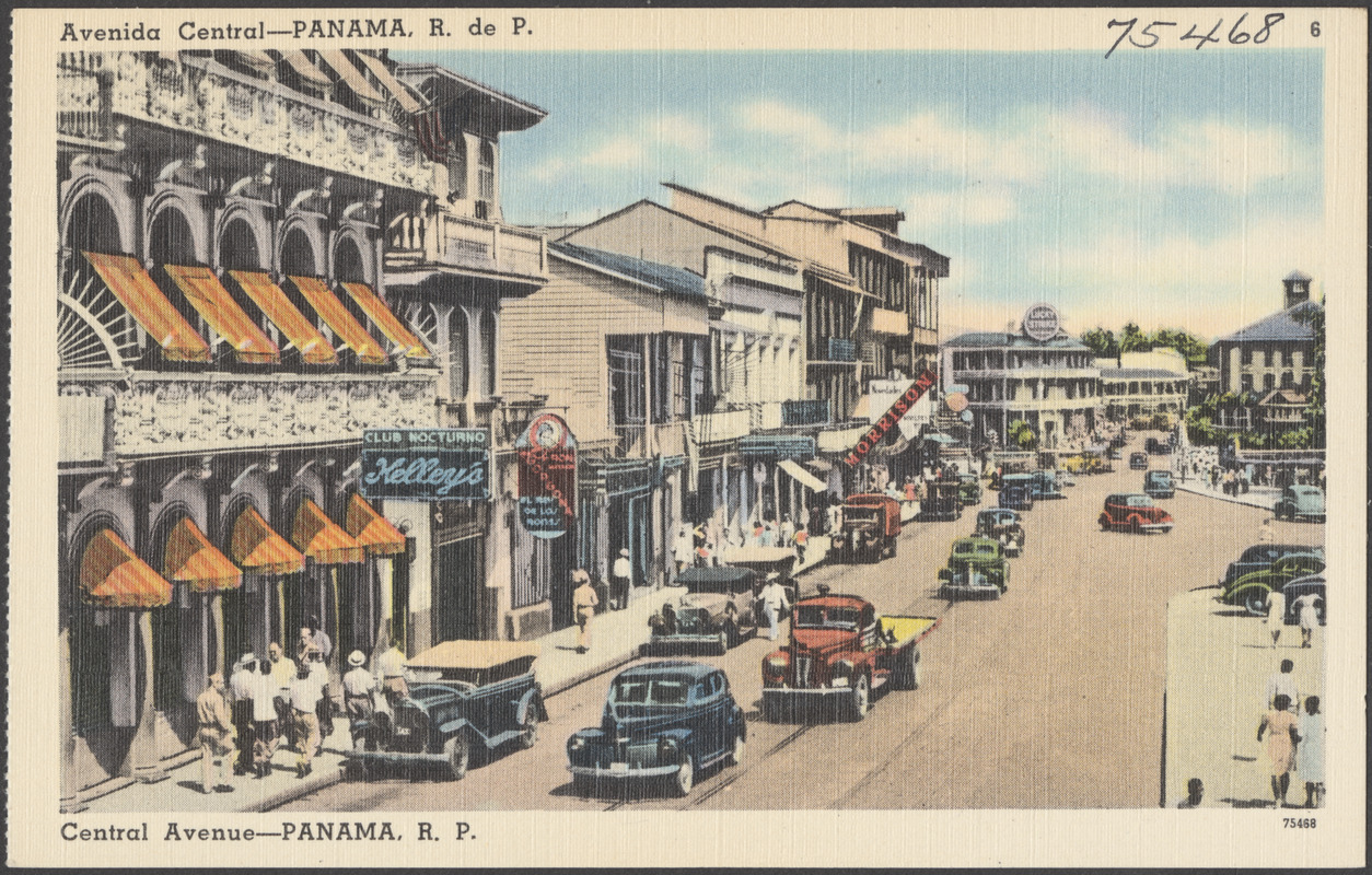Avenida Central - Panama R. de P. = Central Avenue - Panama, R. P ...