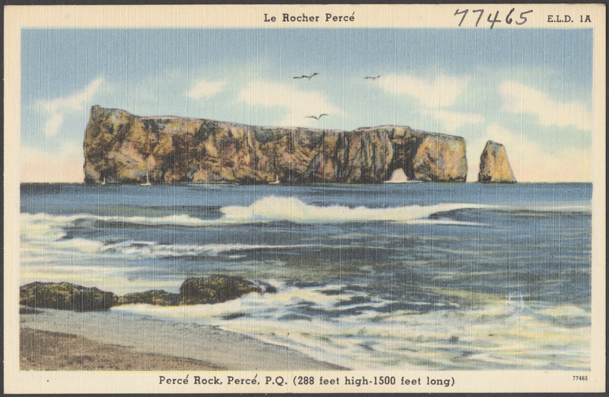 Le Rocher Percé - Digital Commonwealth