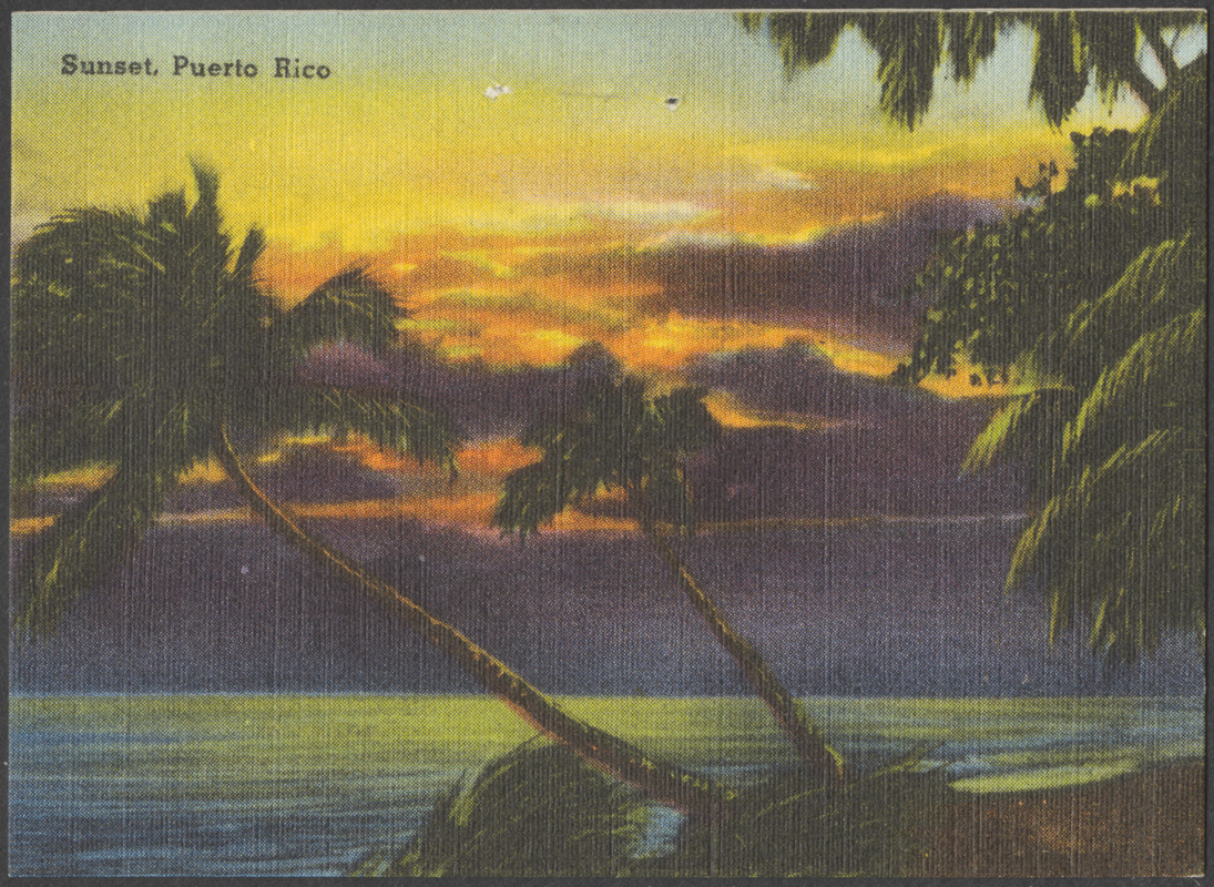 Sunset, Puerto Rico - Digital Commonwealth