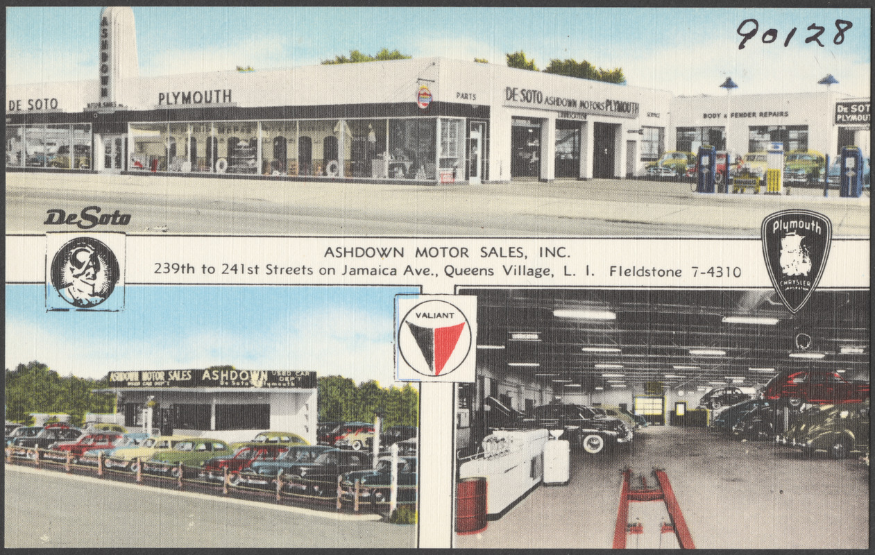 Ashdown Motor Sales, Inc. 239th to 241st Streets on Jamaica Ave ...