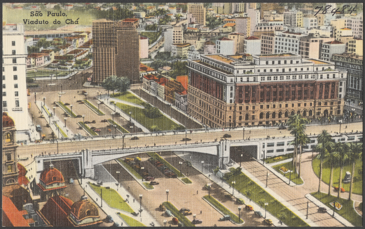 São Paulo, Viaduto do Chá - Digital Commonwealth