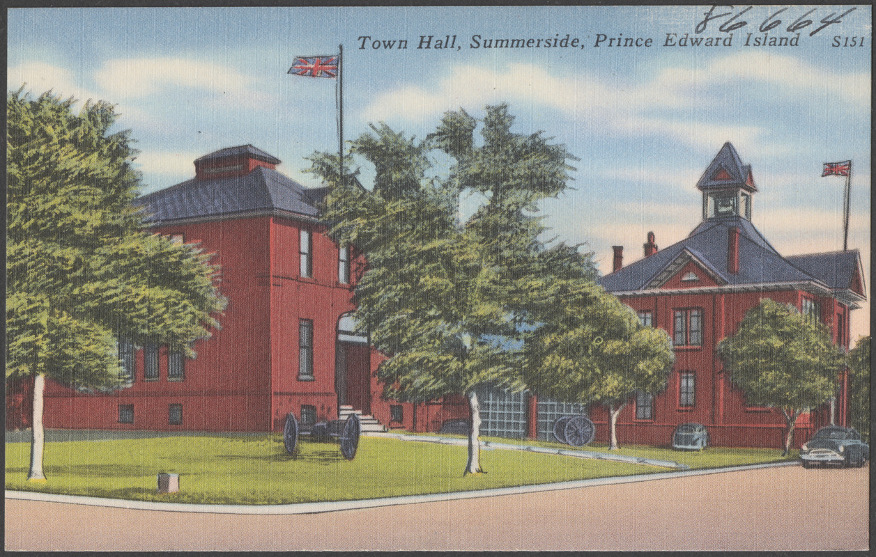 Town hall, Summerside, Prince Edward Island - Digital Commonwealth