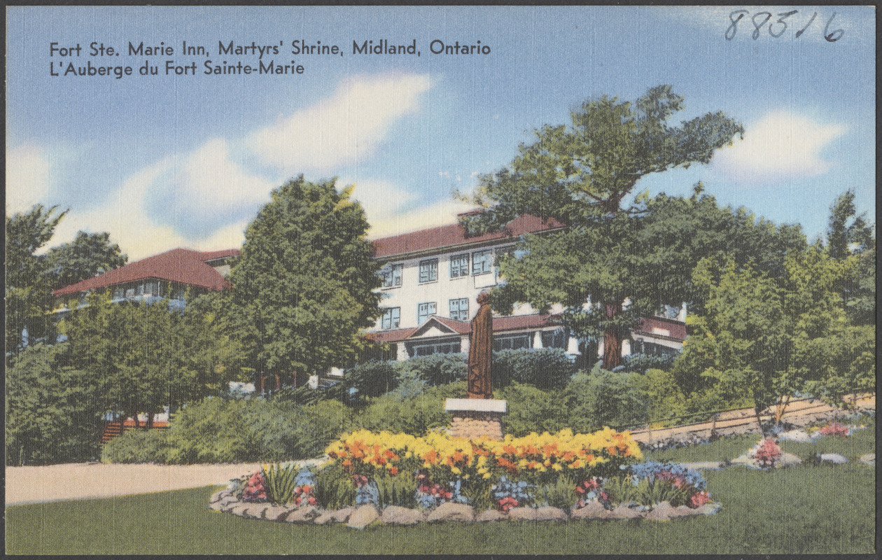 Fort Ste. Marie Inn, Martyr's Shrine, Midland, Ontario - Digital ...