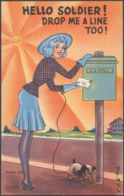 Hello soldier! Drop me a line too! - Digital Commonwealth