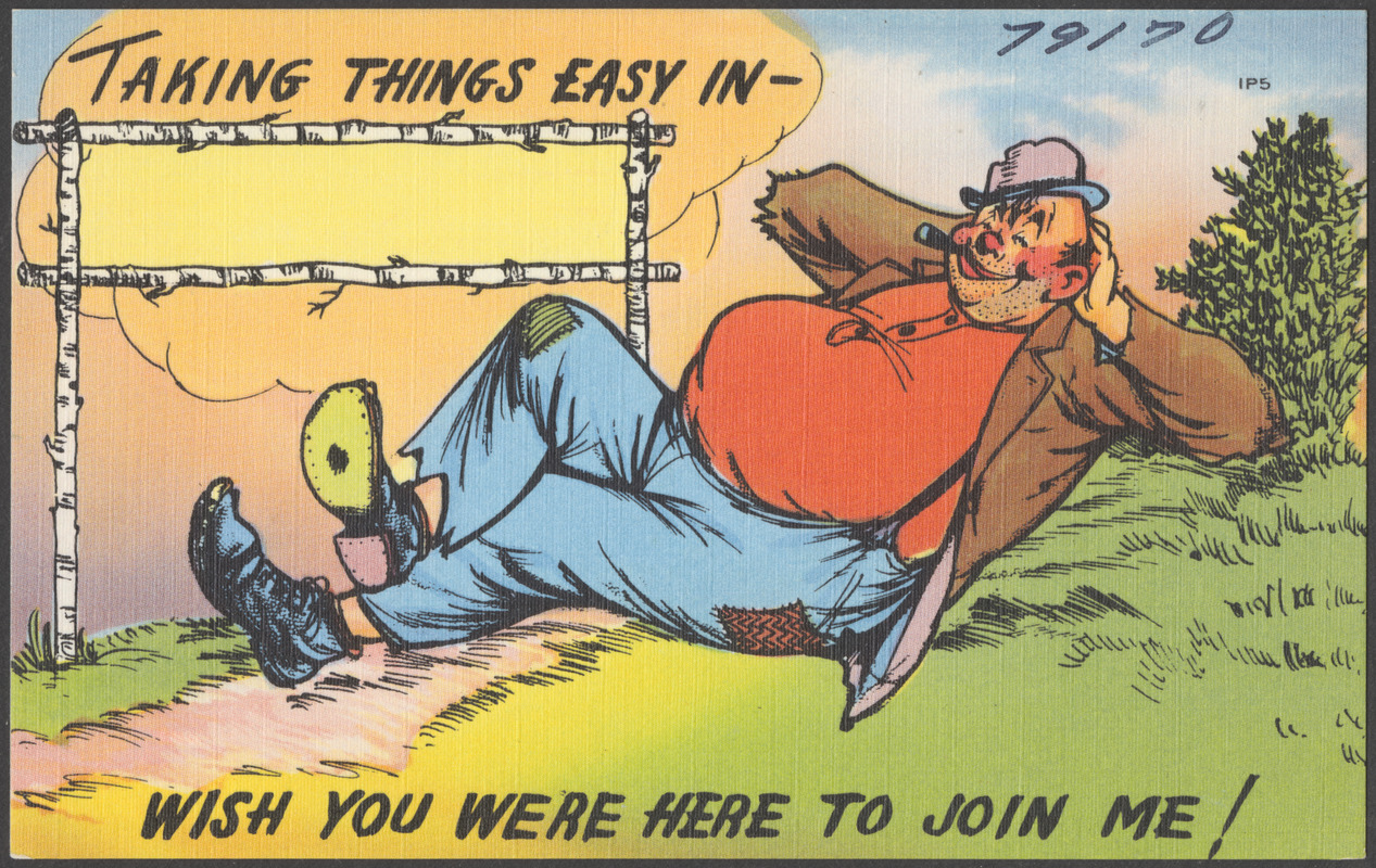 Taking things easy in - wish you were here to join me! - Digital ...