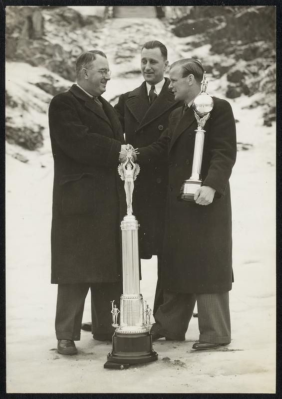 Sigmund Ruud winner of the National and Eastern Ski Jump Championship ...