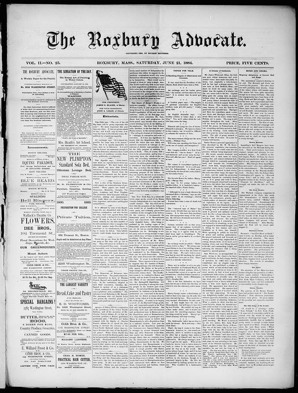 The Roxbury Advocate - Digital Commonwealth