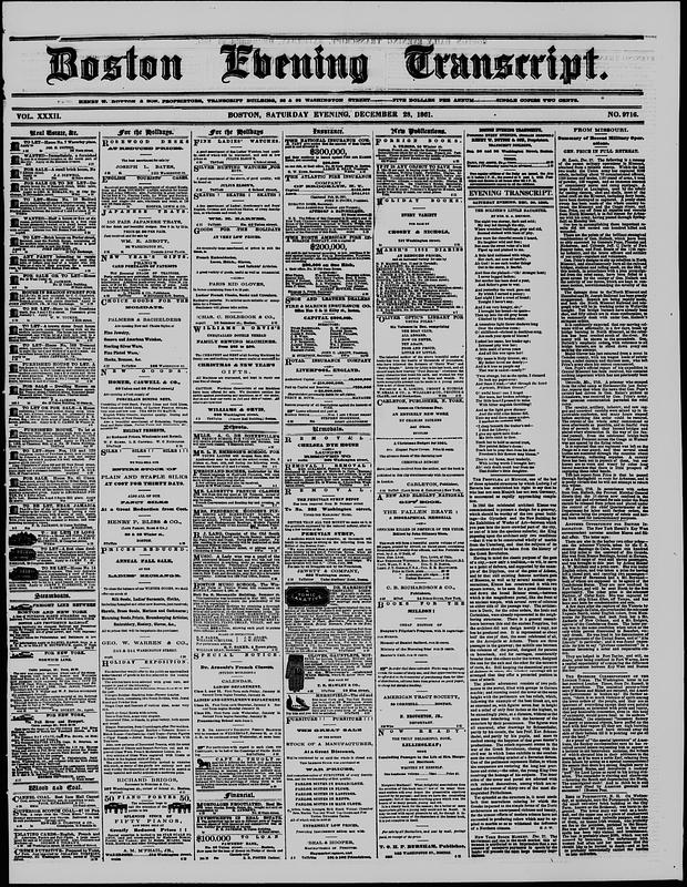 Boston Evening Transcript - Digital Commonwealth