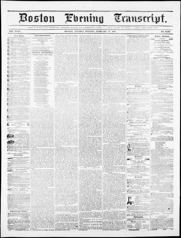 Boston Evening Transcript - Digital Commonwealth