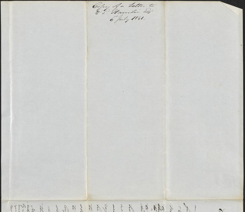 George Coffin to E.L. Hamlin, 6 July 1841 - Digital Commonwealth