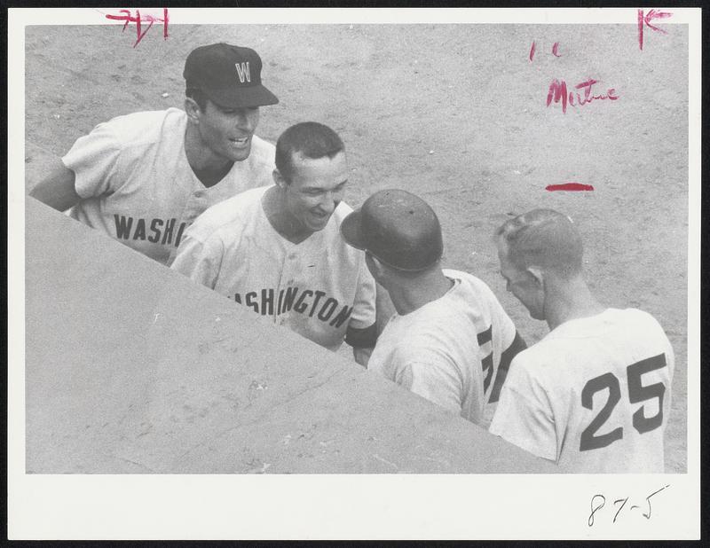 LR Jim Piersall, Ed Brinkman, John Schaive, Don Lock. - Digital ...