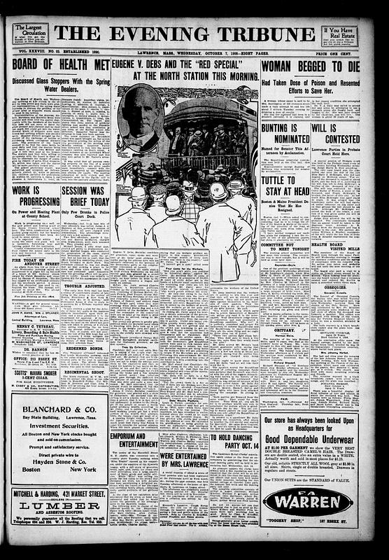 The Evening Tribune. October 07, 1908 - Digital Commonwealth