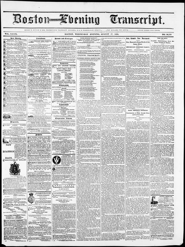 Boston Evening Transcript - Digital Commonwealth