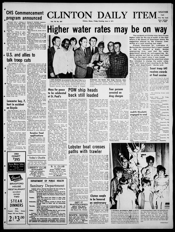 Clinton Daily Item. June 04, 1971 - Digital Commonwealth