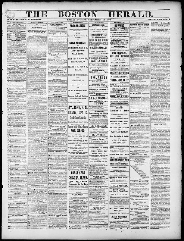 The Boston Herald. September 12, 1873 - Digital Commonwealth