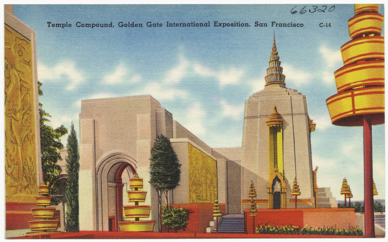 Temple Compound, Golden Gate International Exposition, San Francisco ...