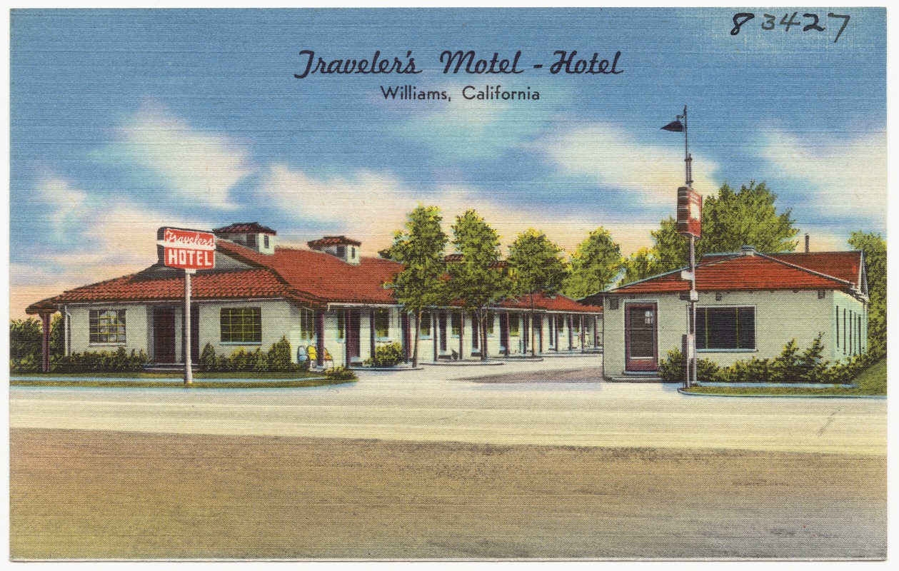 Traveler's Motel - Hotel, Williams, California - Digital Commonwealth