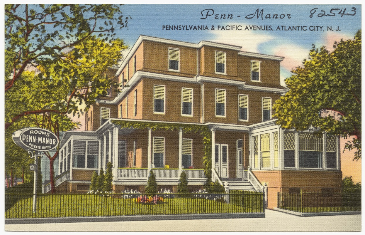 Penn-Manor, Pennsylvania & Pacific Avenues, Atlantic City, N.J ...